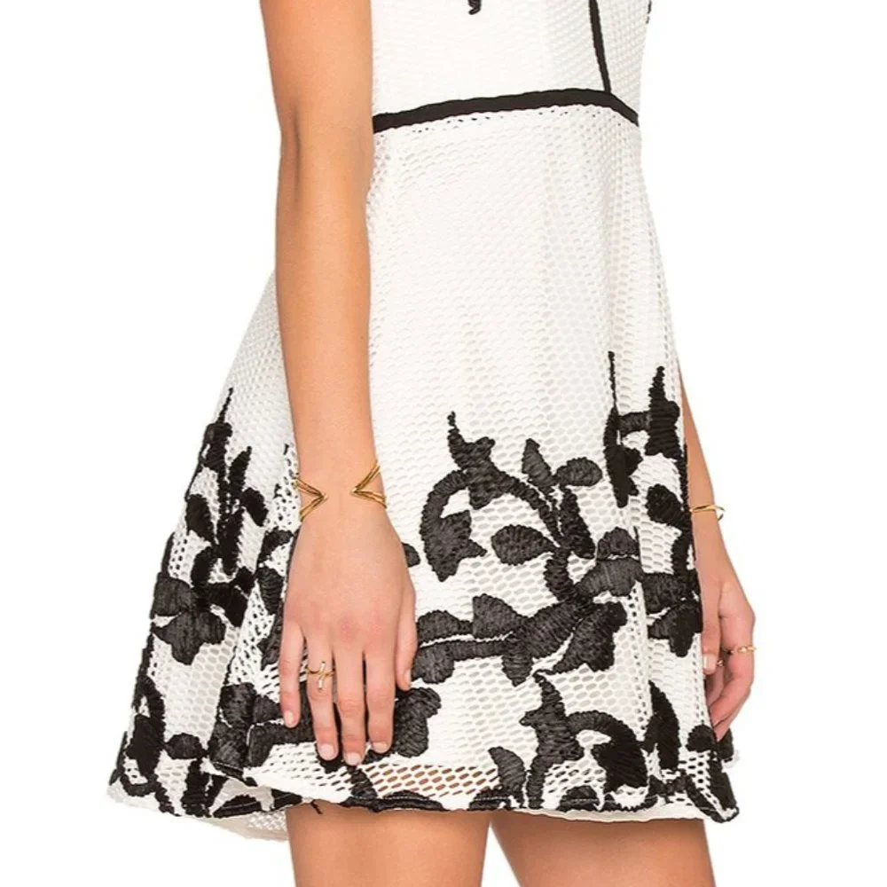 REVOLVE | Dresses | Revolve Riviera Chic Rope Mesh Fit Flare Dress ...